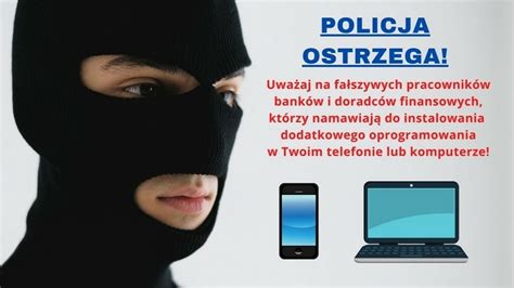 Policja ostrzega przed oszustami Przejmują kontrolę nad komputerami i