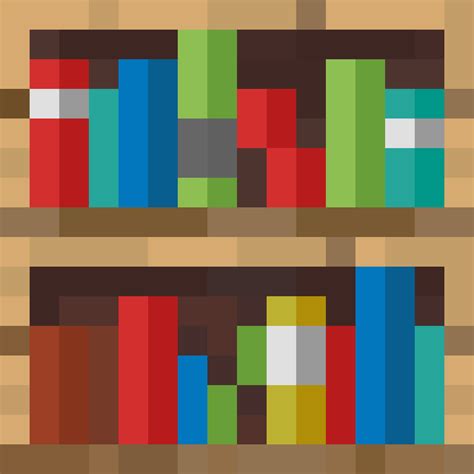Pixilart Minecraft Bookshelf By Mhd1234