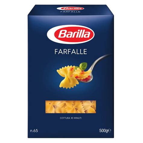Paste Scurte Farfalle N 65 Barilla 500g Zozocafe