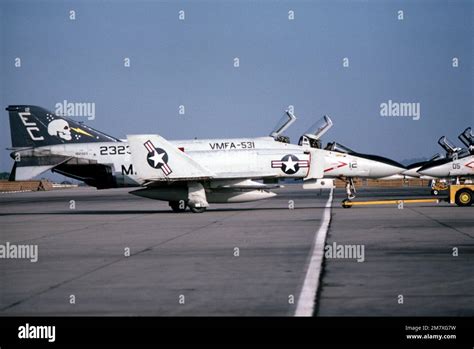 A Right Side View Of A Marine Fighter Attack Squadron 531 Vmfa 531 F