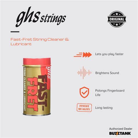 Ghs Strings A87 Fast Fret String Cleaner And Lubricant Lazada