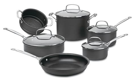 Chefs Classic™ Nonstick Hard Anodized 10 Piece Set Cuisinart