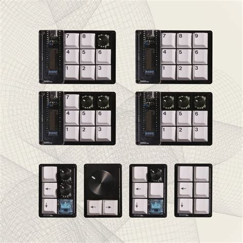 customizable multifunctional macropad with knobs