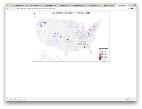 Highmaps Activity Day 1 And Day 2 Owen Mccue