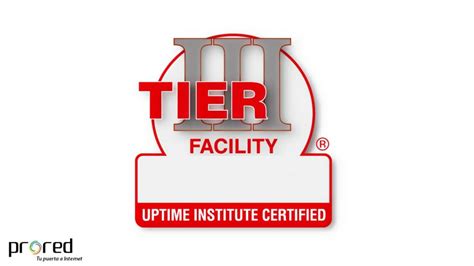PRORED Qué es la certificación TIER de un Data Center
