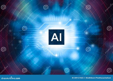 Artificial Intelligence Ai And Machine Learning Concept Black