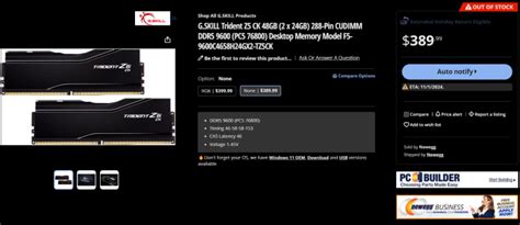 Ark Ddr5 Cudimm 6400 Mts Memory Kit Listed For 327 Featuring Sk
