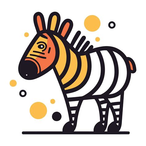 Zebra Vector Illustration Zebra Icon Zebra Symbol 32924689 Vector