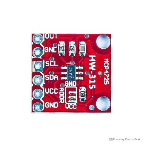 Mcp4725 12 Bit Dac Digital To Analog Converter Module
