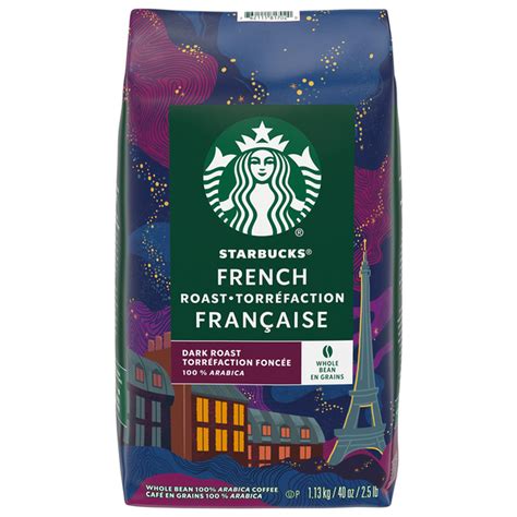 Starbucks Coffee Whole Bean Dark Roast French Roast 40 Oz Delivery