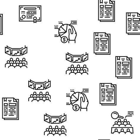 Stakeholder Business Vector Seamless Pattern 10145080 Vector Art At