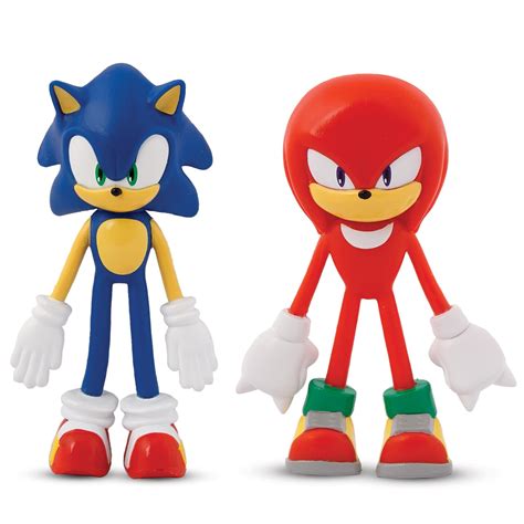 Flexfigs Sonic And Knuckles 2 Character Pack Sonic The Hedgehog