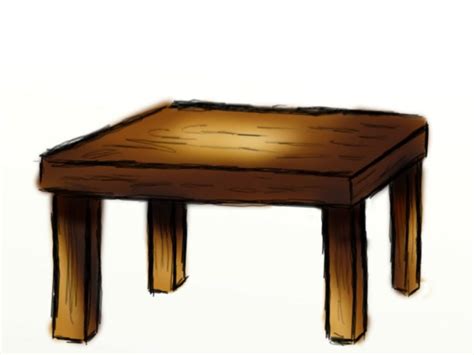How To Draw A Cartoon Table Lordunit28