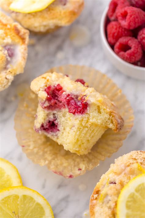 Lemon Raspberry Crumb Muffins Baker By Nature