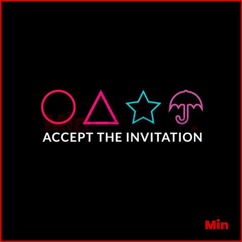 Squid Game Accept The Invitation Design Svg Trending Svg S Inspire