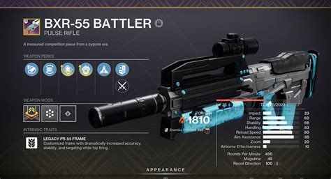 Destiny Bxr Battler Solar Pulse Rifle Deltia S Gaming