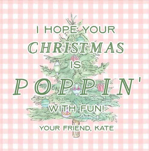 Poppin Christmas Pink Katie Corley Art