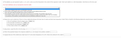 This Question Uses The Rodent Data Set Available