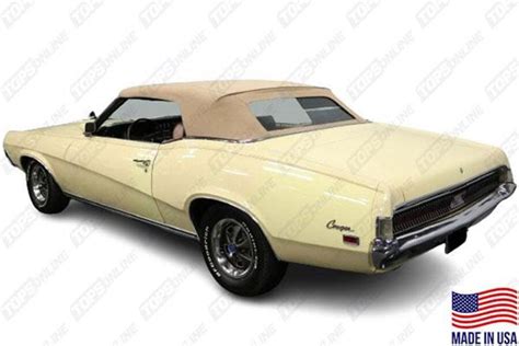 1969 And 1970 Mercury Cougar And Xr7 Convertible Tops And Accessories