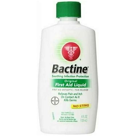 Bactine In First Aid