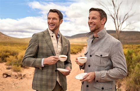 Hackett London Ss23 Campaign Feat Jenson Button On Safari Twisted Male Mag