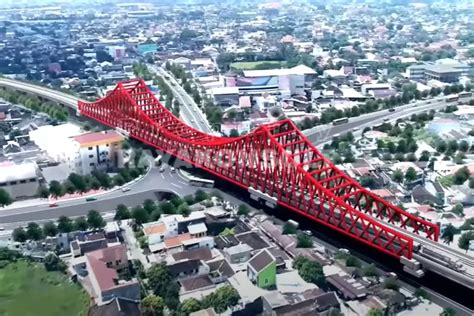 Jembatan Rel Simpang Joglo Solo Habiskan Anggaran Rp 980 Miliar Proyek