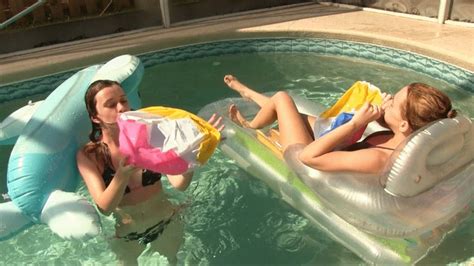 Alaina And Morgan Inflatable Pool Party Mp4 Ginarys Kinky Adventures