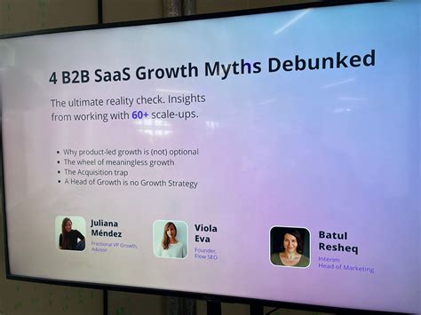 Debunking 4 B2b Saas Growth Myths Berlin 2023