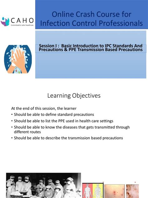 Basic Introduction To Ipc Standards And Precautions And Ppe Transmission