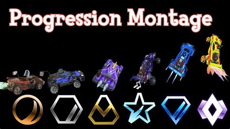 Bronze To Champion A Rocket League Progression Montage Youtube