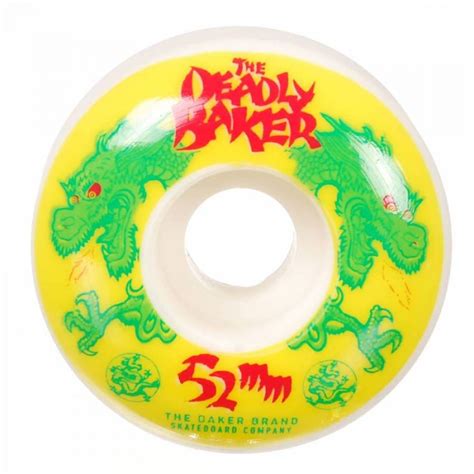 Baker Skateboards Baker Deadly Baker Skateboard Wheel 52mm - Skateboard ...