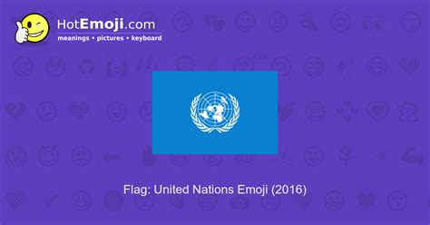 🇺🇳 Flag United Nations Emoji Meaning With Pictures From A To Z