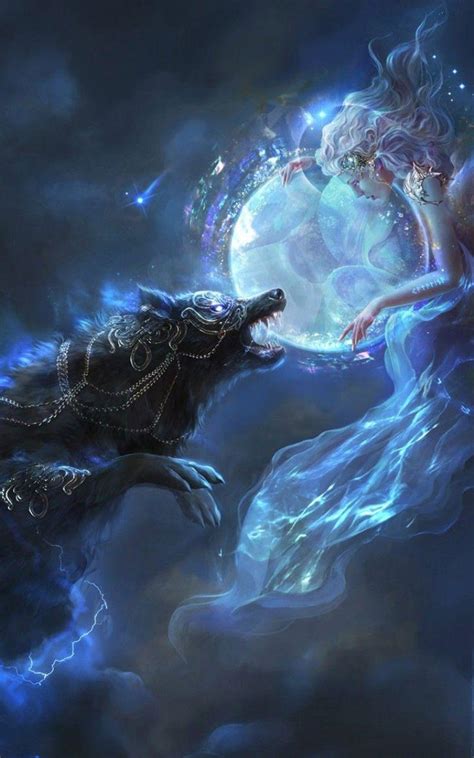 Wolf Girl Galaxy Wallpapers Top Free Wolf Girl Galaxy Backgrounds