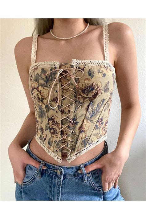 Hera Bella Vintage Çiçek Baskılı Korse Büstiyer Fiyatı Yorumları