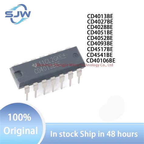 Cd4013be Cd4027be Cd4028be Cd4051be Cd4052be Cd4093be Cd4517be Cd4541be Cd40106be Encapsulation