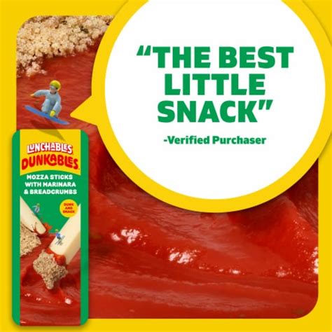 Lunchables Dunkables Mozza Sticks With Marinara And Breadcrumbs Tray 2