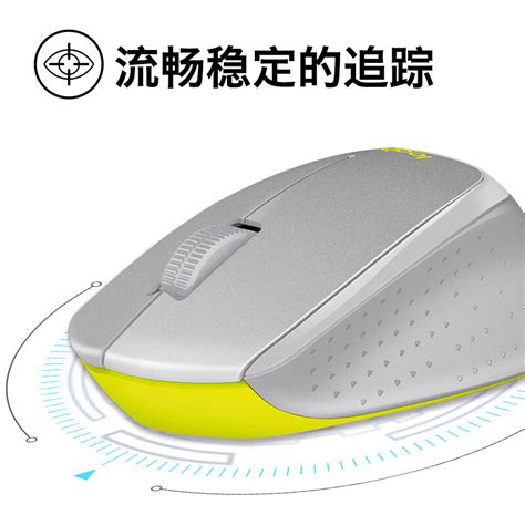 罗技（logitech）m330 静音鼠标 无线鼠标 办公鼠标 右手鼠标 蓝色 带无线2 4g接收器