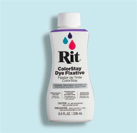 Rit Fabric Liquid Treatment 236ml Colorstay Dye Fixative By Rit In