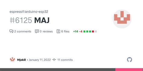 MAJ By Mjxkill Pull Request 6125 Espressif Arduino Esp32 GitHub