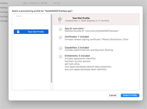 Generating An IOS Apple Store Package IPA MAM SDK For IOS And IPadOS