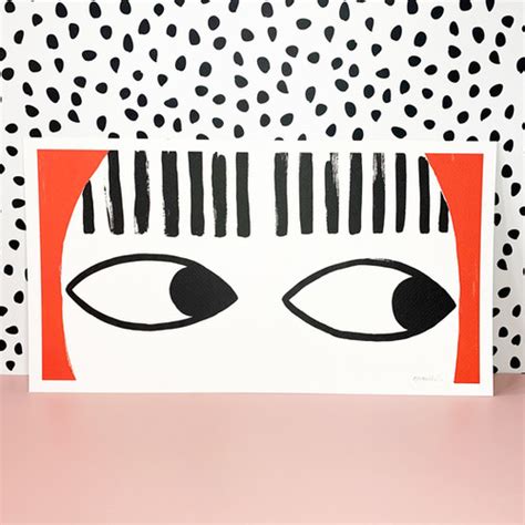 Sneaky Eyes Print Bethanwoollvin