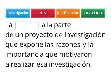 Actividad Tipos De Impactos Missing Word