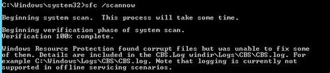 Sfc Scannow Finds Corruption But Cannot Repair It Microsoft Qanda