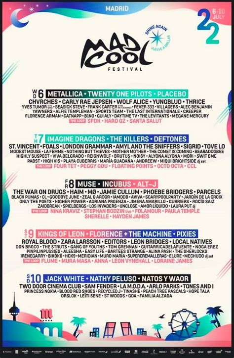 Mad Cool Festival anuncia cambios de última hora en su cartel MariskalRock MariskalRock