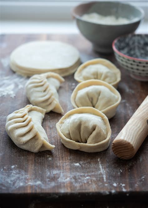 Homemade Korean Dumpling Wrappers Mandu Pi Beyond Kimchee