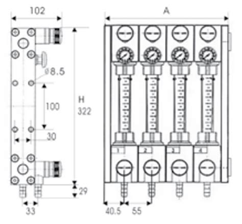 Régulateurs De Débit 8 Zones 8 Litre Min Longueur 468mm • Abc Direct