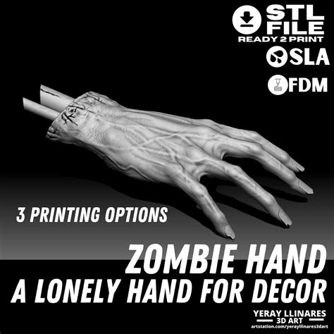Zombie Hand Anatomic Model 3d Model 3d Printable Cgtrader