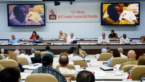 Sesiona Vi Pleno Del Comité Central Del Partido Comunista De Cuba