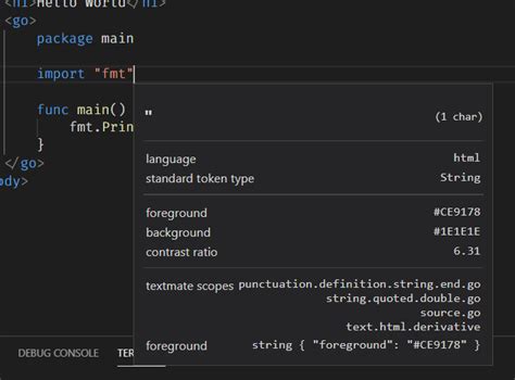 Set Language Type In Pattern Vs Code Language Extension Stack Overflow