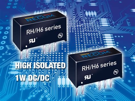 1W DC DC Converter Has 6 4 KVDC Isolation